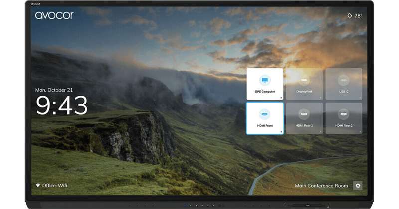 Avocor G-60 Series 65" 4K InGlass LED Interactive Display — AVI-SPL Shop