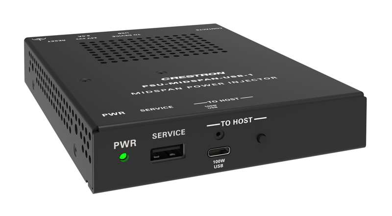Crestron Single Channel Midspan USB Power Injector with Cables — AVI ...