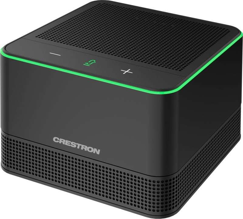 Crestron Flex Pod Wireless Speaker and Microphone, Black — AVI-SPL Shop