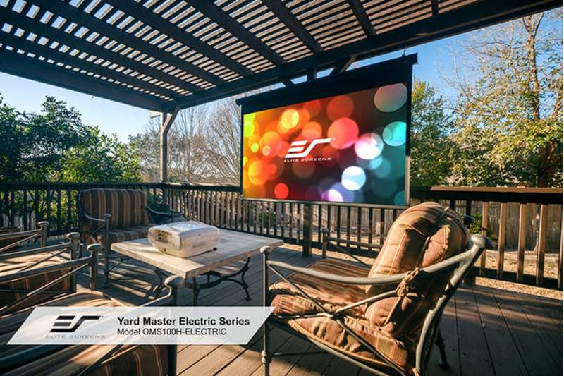 Elite Screens Yard Master Series 100 Inch Diagonal Electric Screen ...