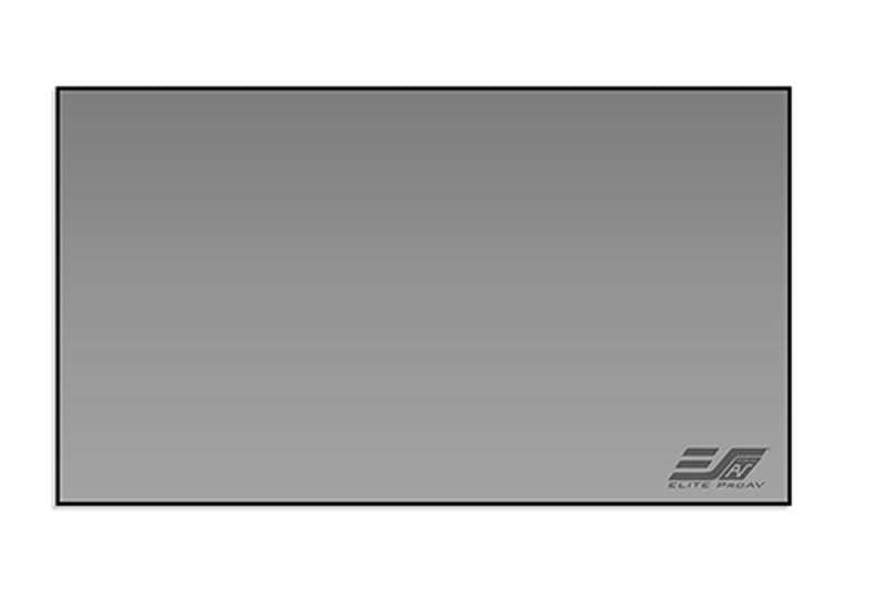 Elite Screens Pro Frame Thin DarkUST Series 100 Inch Diagonal Fixed Fr ...