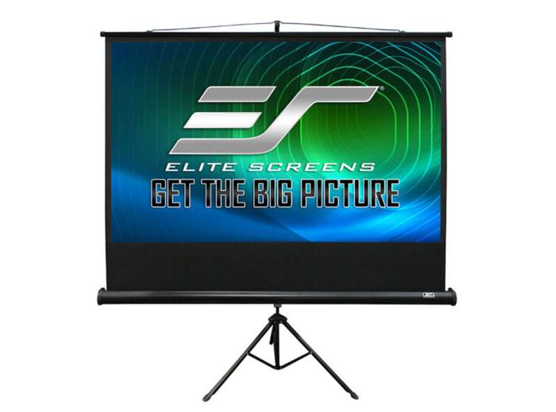 Elite Screens Portable Tripod Series 100 Inch Diagonal Portable Screen ...