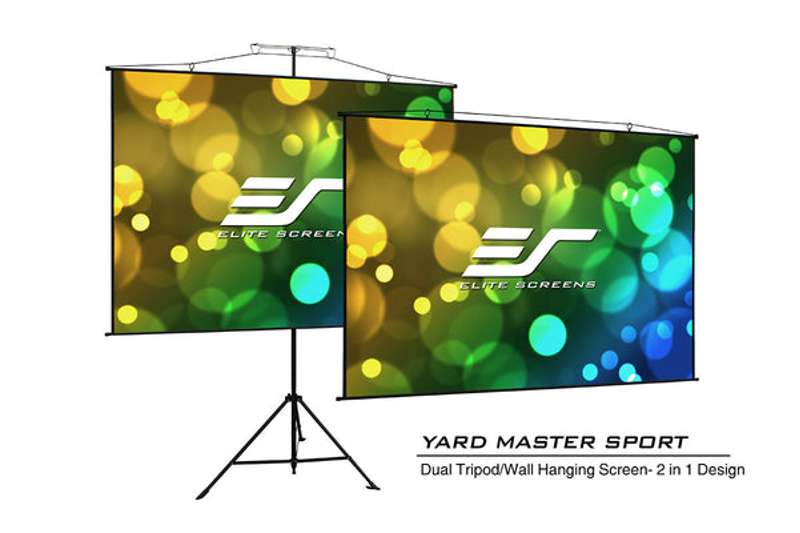 Elite Screens Yard Master Sport Series 109 Inch Diagonal Portable Scre ...