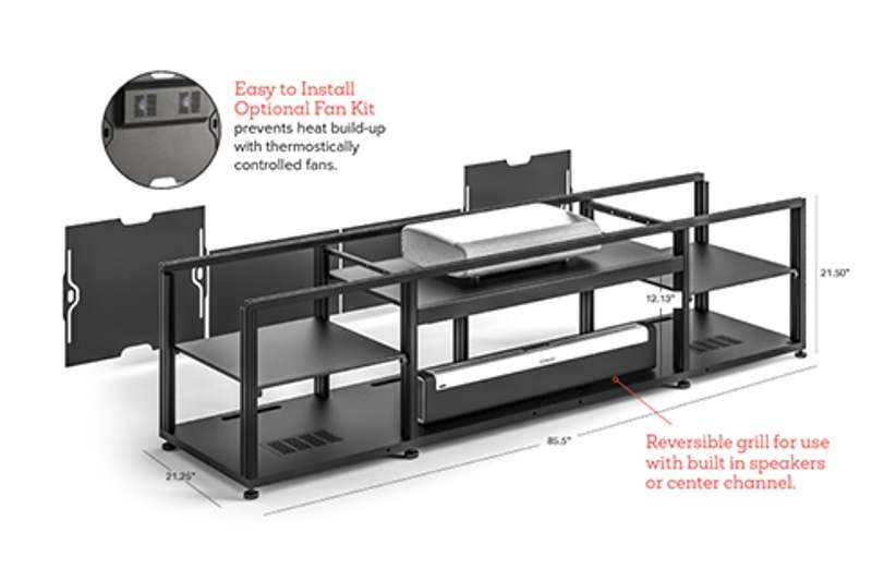 Salamander Designs Black Oak Cabinet for Samsung Projector — AVI-SPL Shop