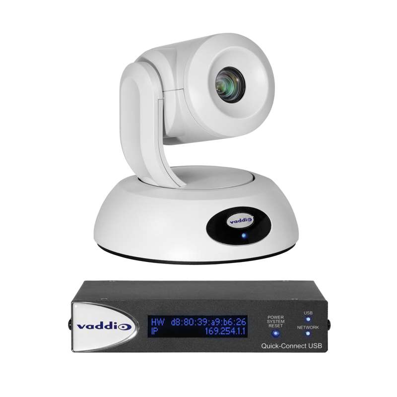 Vaddio RoboSHOT 12E QUSB System, White — AVI-SPL Shop
